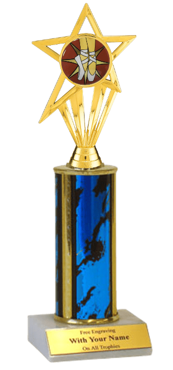 Single Column Insert Trophy - Dance | TrophyCentral