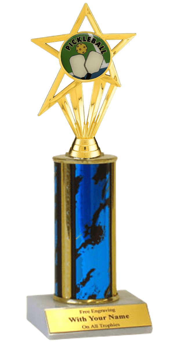 Single Column Insert Trophy - Pickleball | TrophyCentral