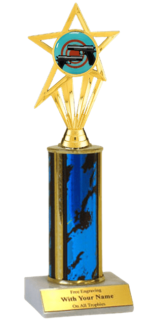 Single Column Insert Trophy - Pistols | Hunting & Skeet Trophies