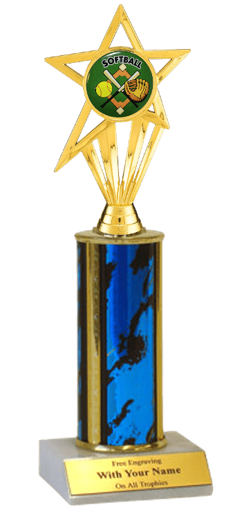 Single Column Insert Trophy - Softball | Softball Trophies