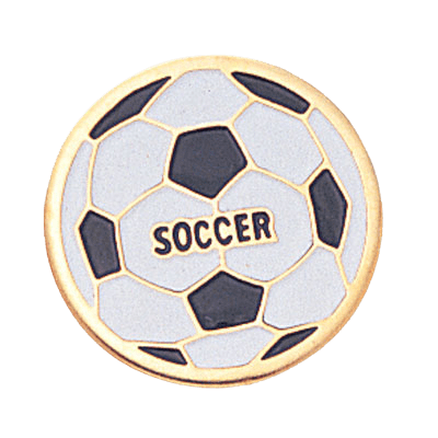 EC Series Soccer Ball-Shaped Pin | TrophyCentral