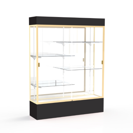 Spirit Series Model 3175MB-GD-BK Trophy Case By Waddell|TrophyCentral