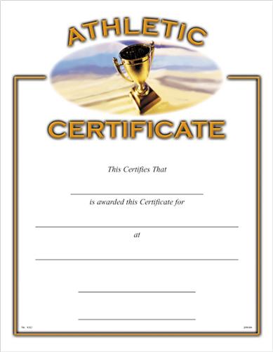 Sports Awards Certificates