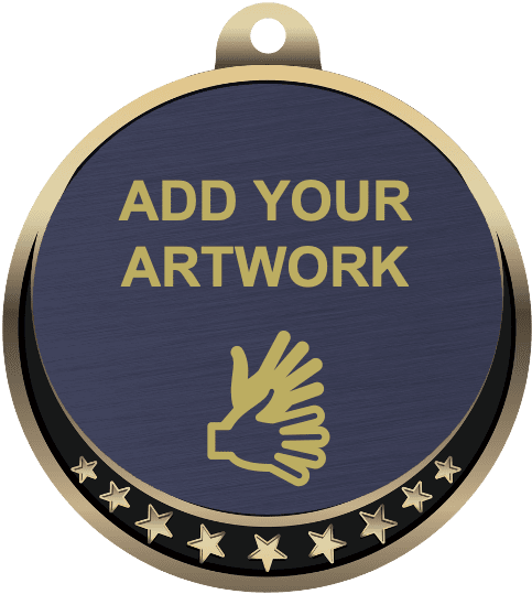Custom Medals with Logo or Artwork on Front|TrophyCentral