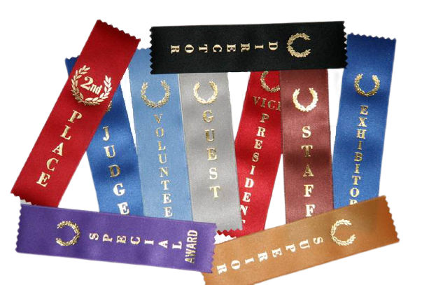 Flat Ribbons | Flat Pinked Ribbons from TrophyCentral