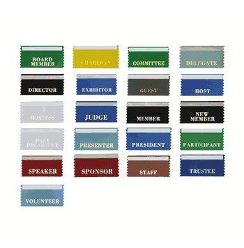 Printed Badge Ribbons | TrophyCentral