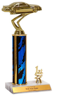 Stock Car Place Trim Trophies (1st, 2nd, 3rd Place) | TrophyCentral