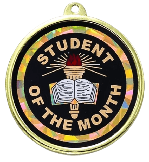Student of the Month Medal: TM Series Student of the Month Medals