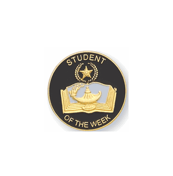 Student Of The Week Pins From TrophyCentral, Student Of The Week Pin
