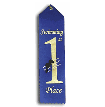 Swimming Ribbons, Swimming Award Ribbons | Trophy Central