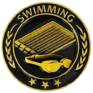 Beautiful Enamel TC-Series Swimming Lapel Pins