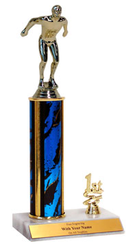 Swimming 1st, 2nd and 3rd Place Trim Trophies | TrophyCentral