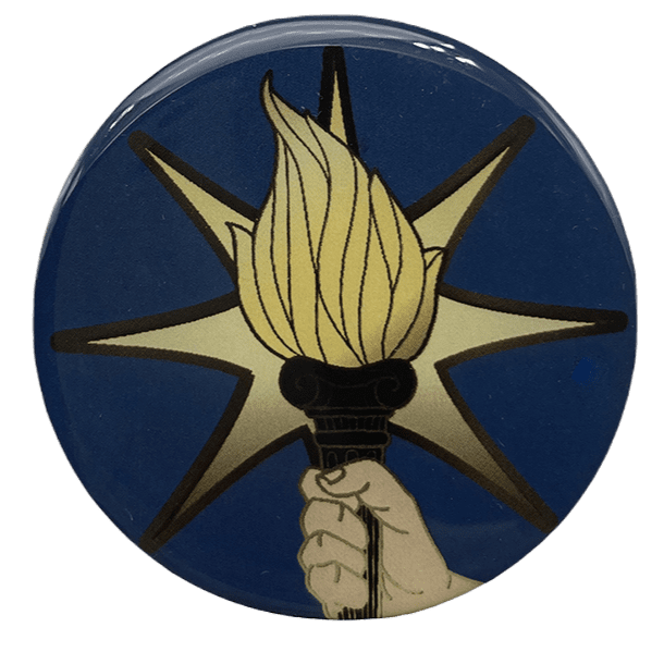 Colorful Torch Epoxy-Covered Insert Decals