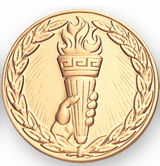 Torch Medals - Achievement Medals - 1st Place Medals