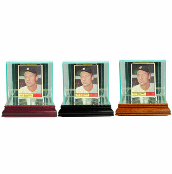 Trading Card Glass Display Case | TrophyCentral
