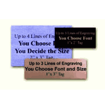 Trophy Name Plate | Custom Engraving | Trophy Central