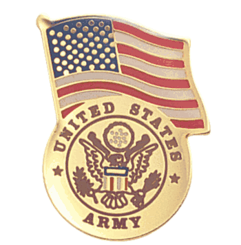 US Army Flag Pins From TrophyCentral, US Army Flag Pin