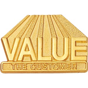 Value The Customer Lapel Pins | Value The Customer Pin