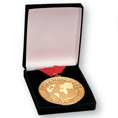 Velour Covered Boxes, Velour Boxes for Medals