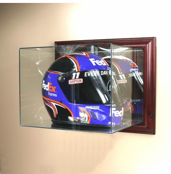Football display cases and holders - Racing Helmet