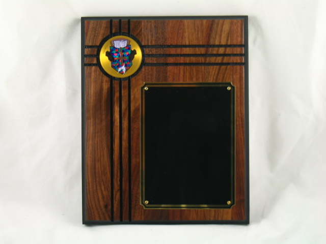 Christian Symbol Plaque, Walnut Christian Symbol Plaques