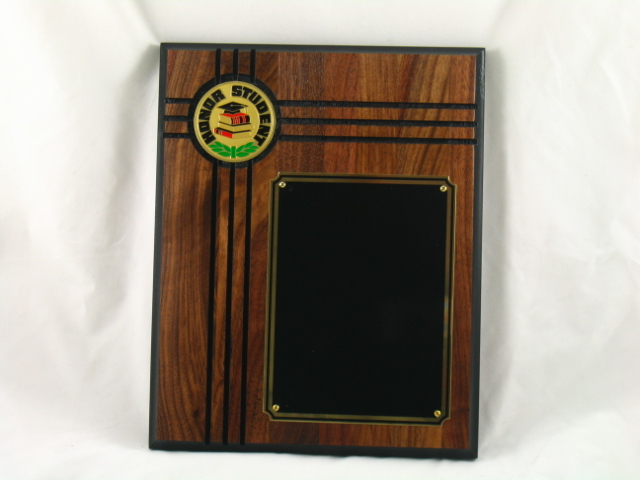 Honor Student Plaque, Walnut Honor Student Plaques