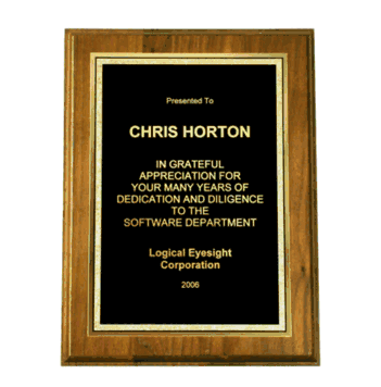 8" x 10" Vertical Walnut Plaques 8" x 10", Walnut Plaque | TrophyCental