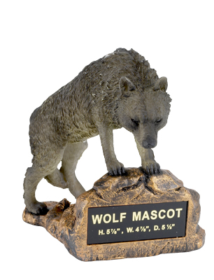 Wolf Trophies, Mascot Trophy - Wolf