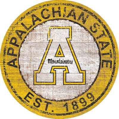 Appalachian State Heritage Logo Round Sign