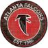 Atlanta Falcons Heritage Logo Round Sign