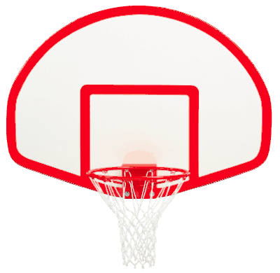 Basketball Backboards Gared Sports Fan-Shaped Fiberglass Backboard