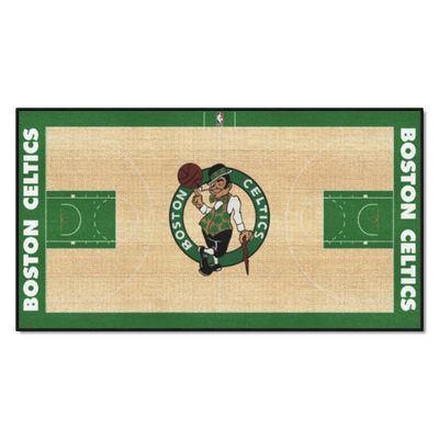 Boston Celtics Basketball Court Runner Rug