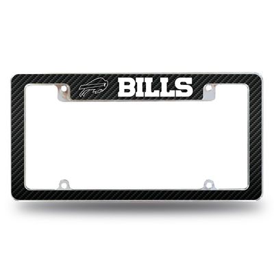 Buffalo Bills Black 12" x 6" Chrome License Plate Frame