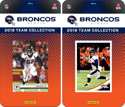 Denver Broncos Trading Cards - Licensed 2018 Panini and Donruss Set