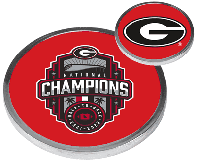 Georgia Bulldogs 2022 National Champions - FlipC Challenge Coin