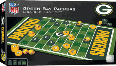 Green Bay Packers NFL Checkers
