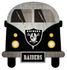 Las Vegas Raiders 12" Team Bus Sign