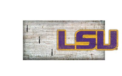 LSU Key Holder - 6x12