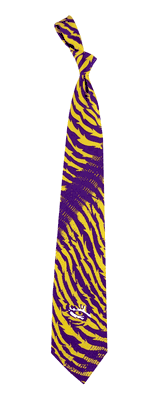 LSU Tiger Stripe Tie, LSU Ties