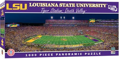 LSU Tigers NCAA 1000pc Panoramic Puzzle
