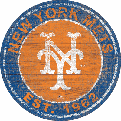 New York Mets Heritage Logo Round Sign