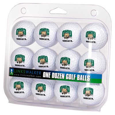 Ohio University Bobcats 12 2 Piece Golf Balls Gift Pack