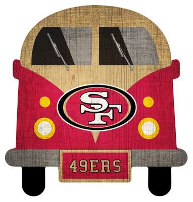 San Francisco 49ers 12" Team Bus Sign