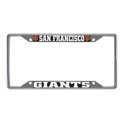 San Francisco Giants Chrome Metal License Plate Frame