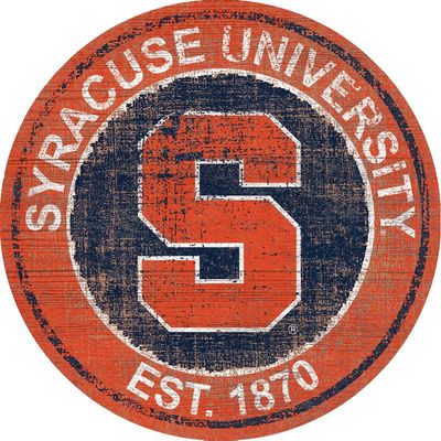 Syracuse University Heritage Logo Round Sign