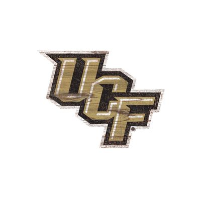UCF Distressed Logo Cutout Sign