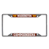 Washington Commanders Chrome Metal License Plate Frame