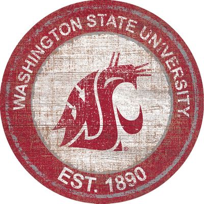 Washington State Heritage Logo Round Sign