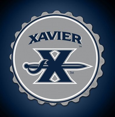Xavier University Musketeers Team Spirit Bottle Cap Wall Sign