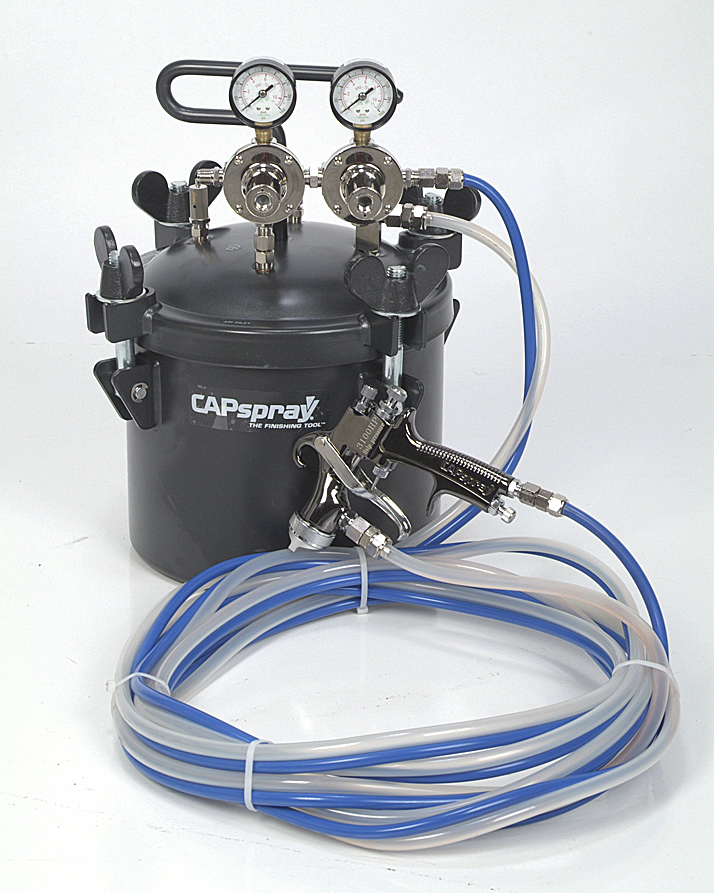 Capspray Series 3100 2 1/2 Gallon HVLP Spray System Complete w/ Gun and ...